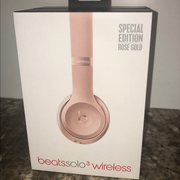 Beats | Other | Beats Solo3 Wireless Headphones In Rose Gold | Poshmark